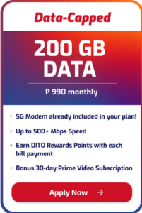 DITO Home Wifi Postpaid and Prepaid - DITO SIM Registration